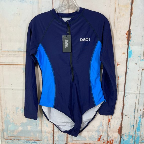 Daci | Swim | Daci Women Rash Guard Long Sleeve One Piece Swimsuit ...